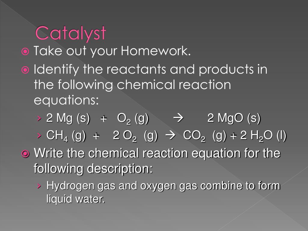PPT - Balancing Chemical Equations and Types of Chemical Reactions ...