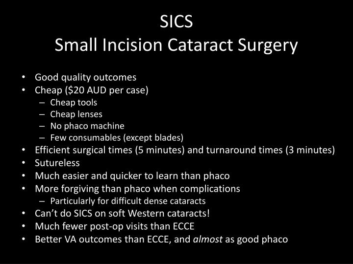 PPT - Cataract Surgery in the Developing World PowerPoint Presentation ...
