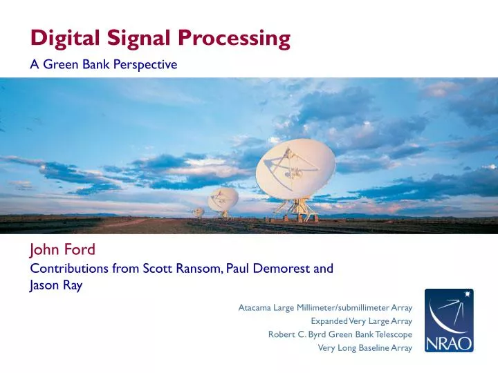 PPT - Digital Signal Processing PowerPoint Presentation, free download ...