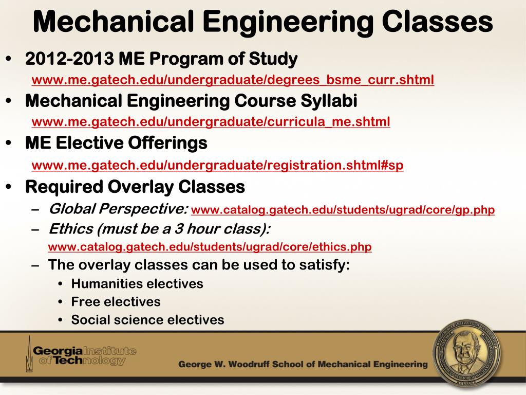 PPT - The George W. Woodruff School of Mechanical Engineering Georgia ...