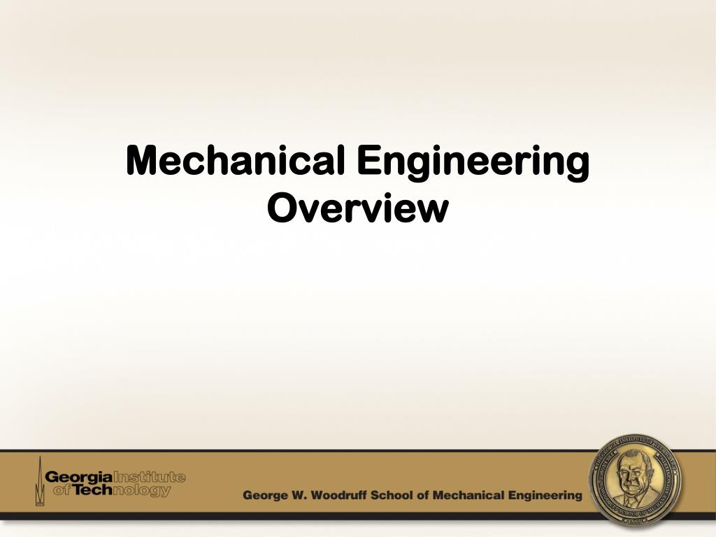 PPT - The George W. Woodruff School of Mechanical Engineering Georgia ...