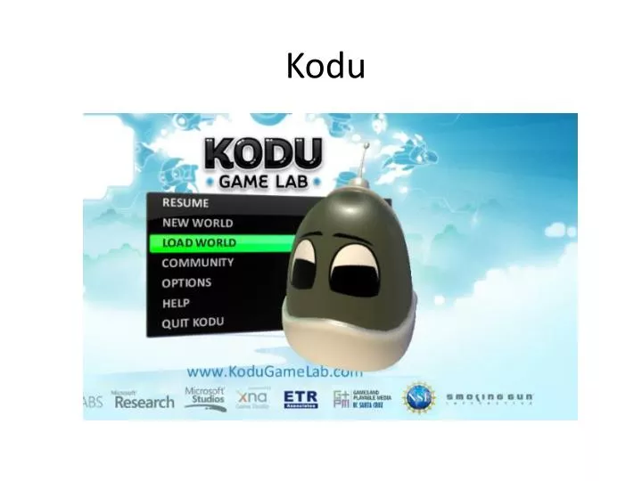 PPT - Kodu PowerPoint Presentation, free download - ID:2390677