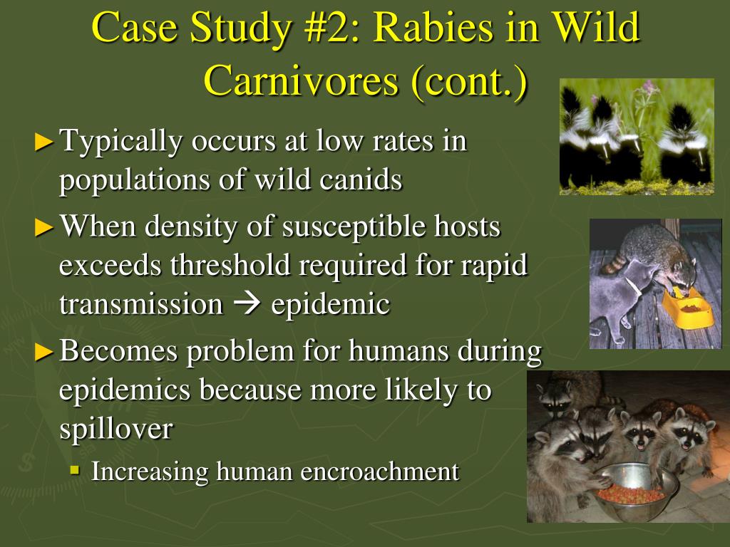 PPT - WILDLIFE HEALTH AND DISEASE: SURVEILLANCE, INVESTIGATION, AND ...