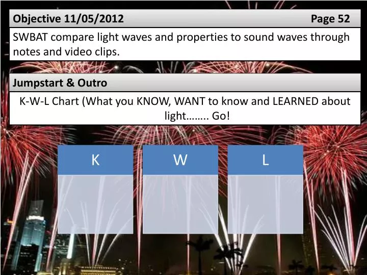 PPT - Jumpstart & Outro PowerPoint Presentation, free download - ID:2391870