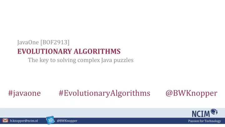 PPT - Evolutionary Algorithms PowerPoint Presentation, free download ...