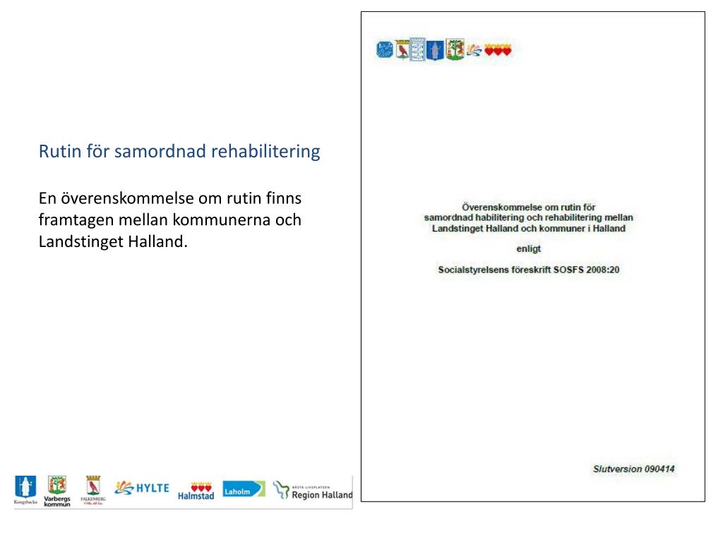 PPT - Rehabilitering för äldre Statliga stimulansmedel sedan 2007 ...