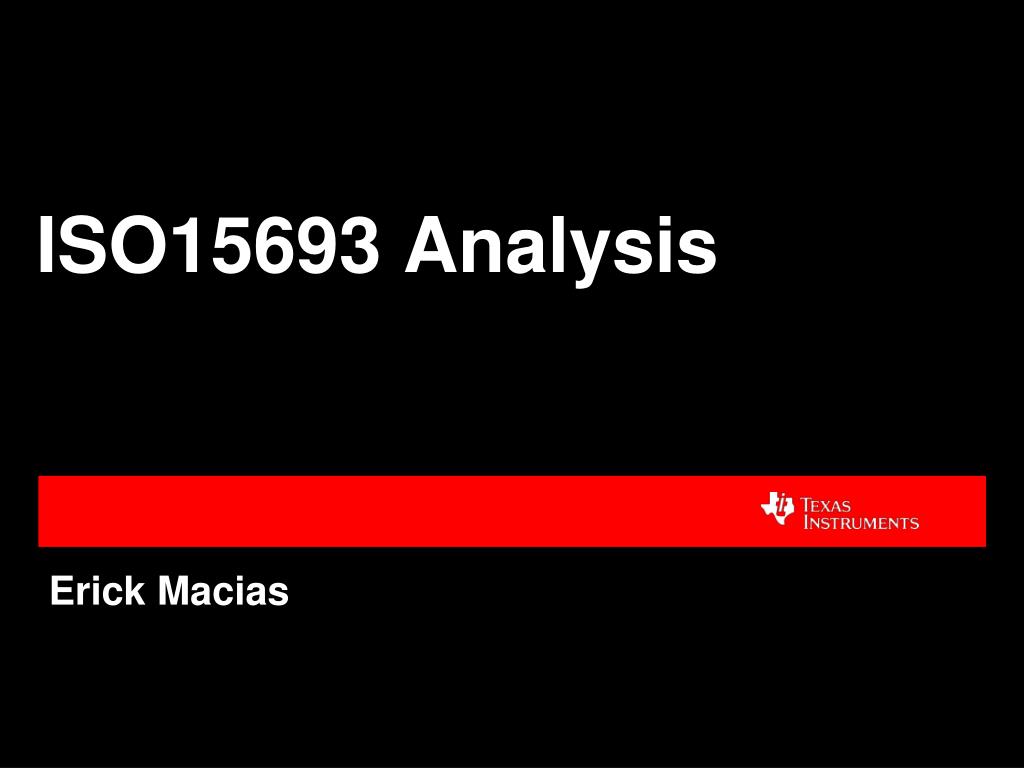 PPT - ISO15693 Read Inventory Issue Resolution - Technical Analysis ...