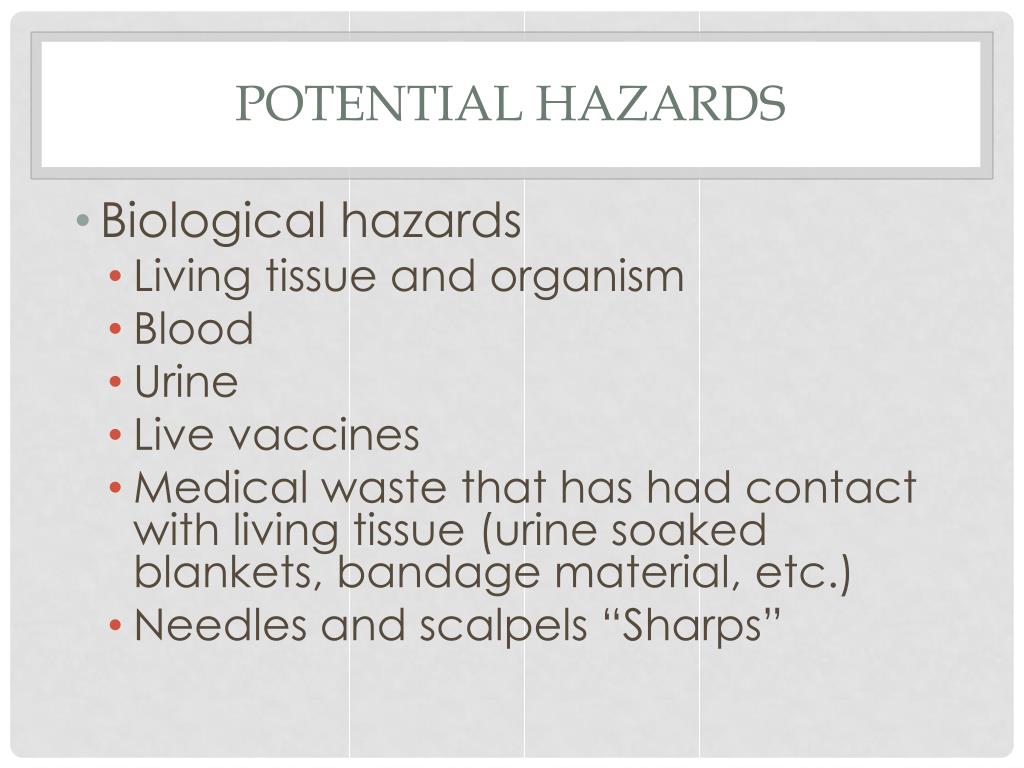 PPT - Safety and Sanitation in the Vet Clinic PowerPoint Presentation ...