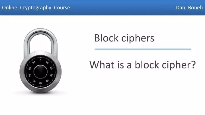 PPT - What is a block cipher? PowerPoint Presentation, free download ...
