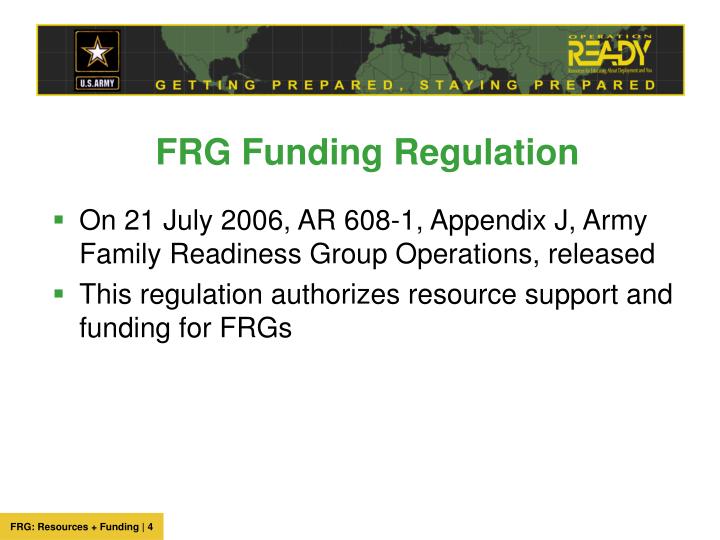PPT - Resources and Funding for FRGs PowerPoint Presentation - ID:2392841