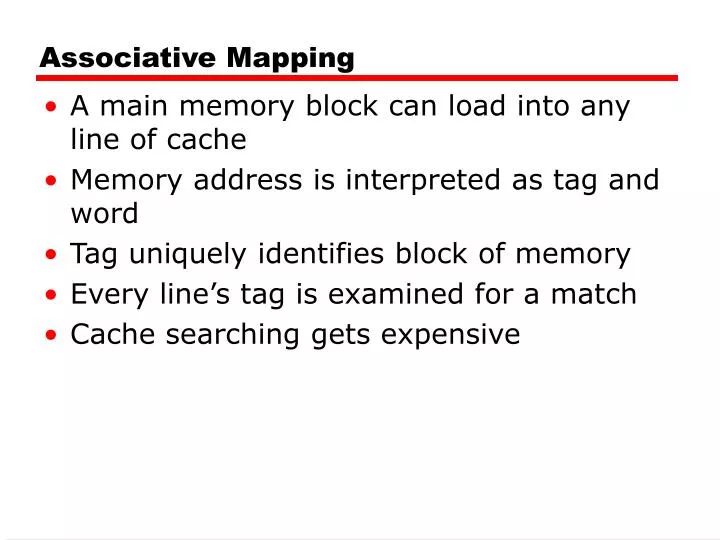 PPT - Associative Mapping PowerPoint Presentation, free download - ID ... PPT - Associative Mapping PowerPoint Presentation, free download - ID ...