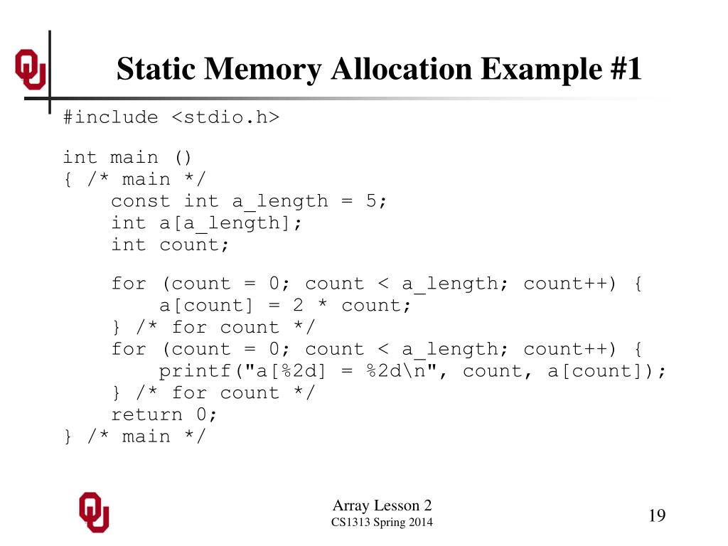 PPT Array Lesson 2 Outline PowerPoint Presentation Free Download 
