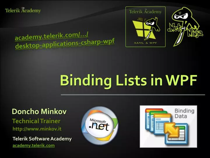 PPT - Binding Lists in WPF PowerPoint Presentation, free download - ID ... PPT - Binding Lists in WPF PowerPoint Presentation, free download - ID ...