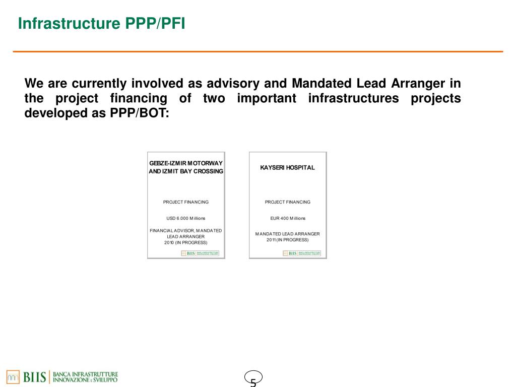 PPT - Italy &Turkey - Building Together The financing of ...