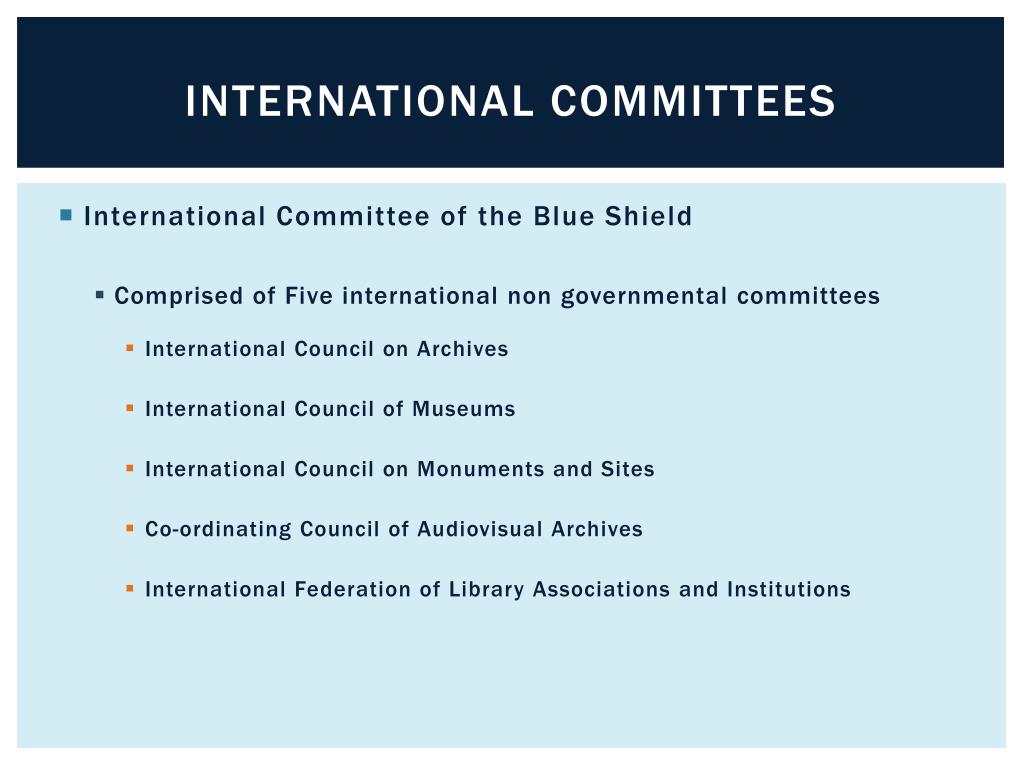 PPT - Protecting international cultural heritage PowerPoint ...