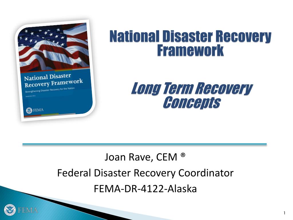 PPT - Joan Rave, CEM ® Federal Disaster Recovery Coordinator FEMA-DR ...