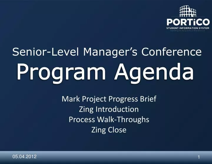 PPT - Senior-Level Manager’s Conference PowerPoint Presentation, free ...
