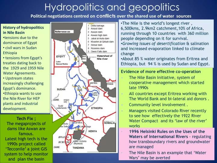 PPT - Hydropolitics and geopolitics PowerPoint Presentation, free ...