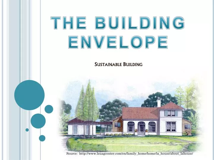 PPT - THE BUILDING ENVELOPE Sustainable Building PowerPoint ...