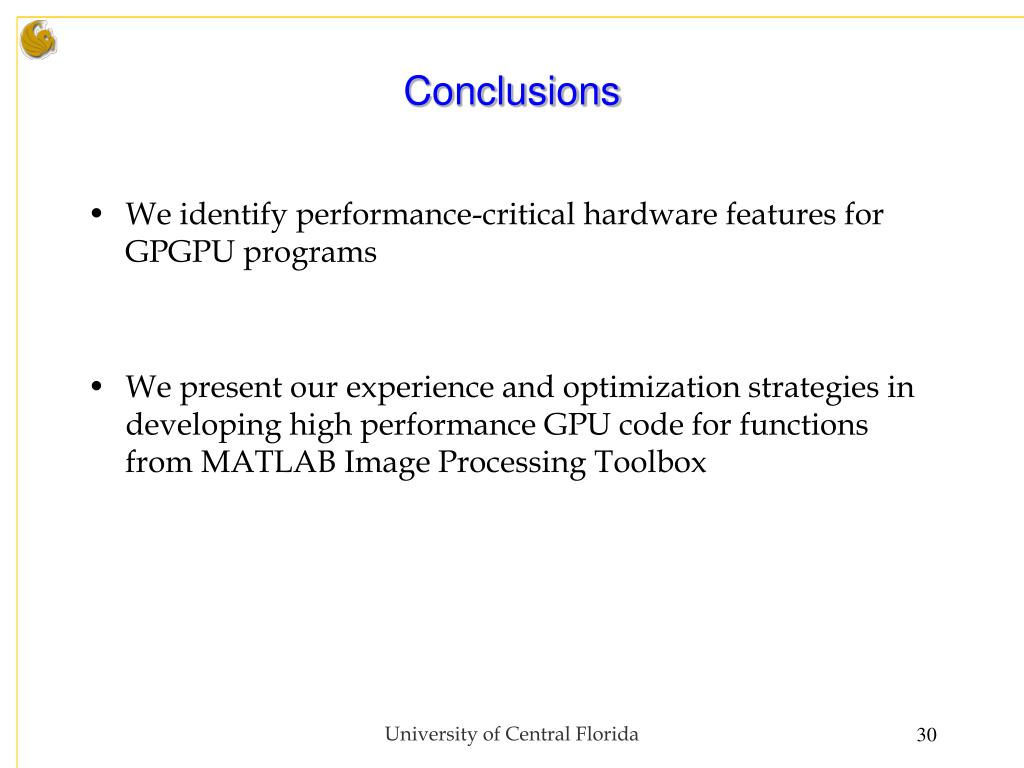 Ppt Accelerating Matlab Image Processing Toolbox Functions On Gpus Powerpoint Presentation