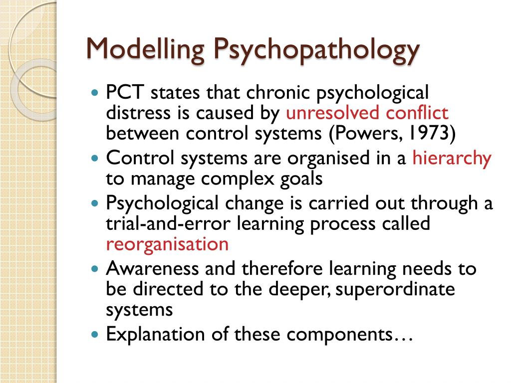 PPT - Dr Warren Mansell Senior Lecturer School of Psychological ...