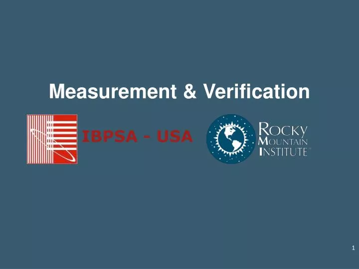PPT - Measurement & Verification PowerPoint Presentation, free download ...