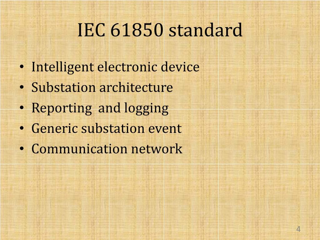 Ppt Understanding The Iec 61850 Standard Powerpoint Presentation