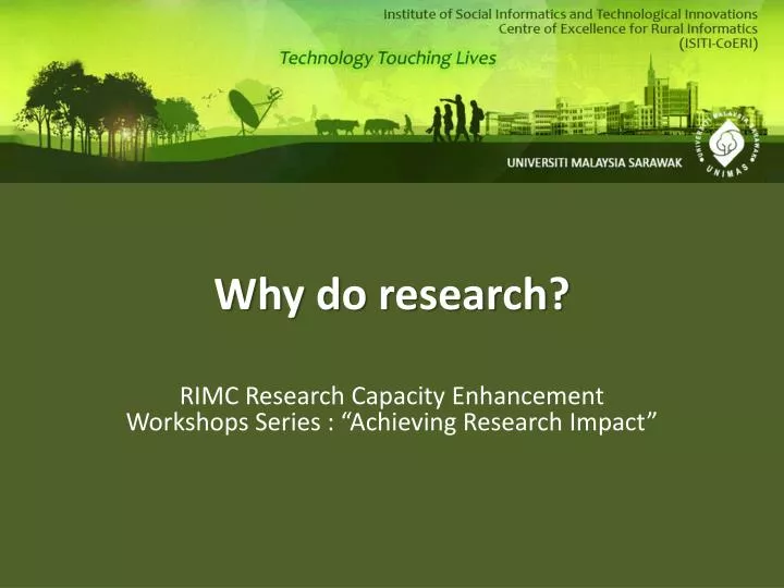PPT - Why do research? PowerPoint Presentation, free download - ID:2395812