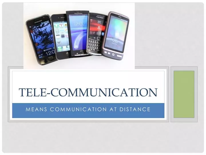 PPT - Tele- communication PowerPoint Presentation, free download - ID ...