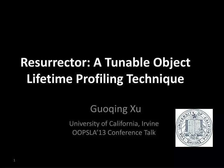 Ppt Resurrector A Tunable Object Lifetime Profiling Technique 3590