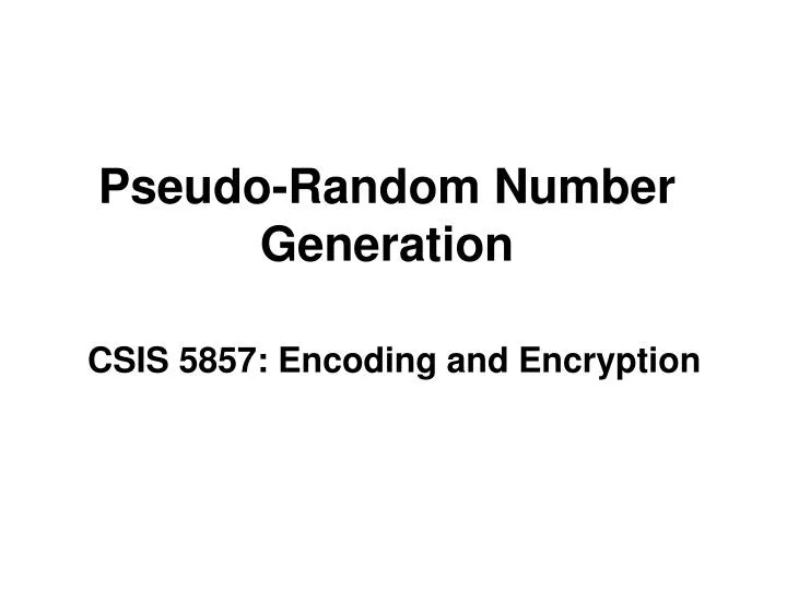 Free Pseudo Random Number Generator Algorithm Nevadasapje