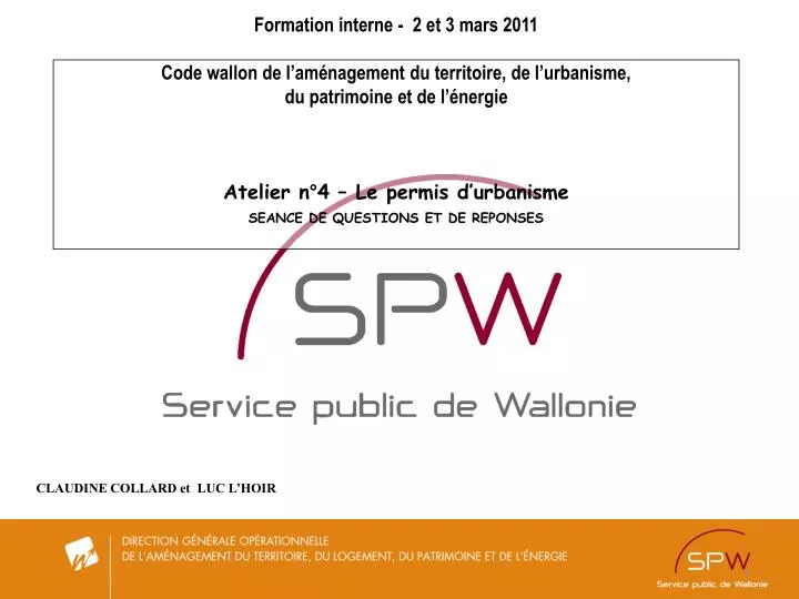 PPT - CLAUDINE COLLARD et LUC L’HOIR PowerPoint Presentation, free ...