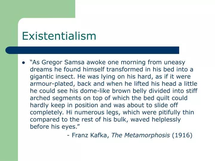 Ppt Existentialism Powerpoint Presentation Free Download Id 2396598