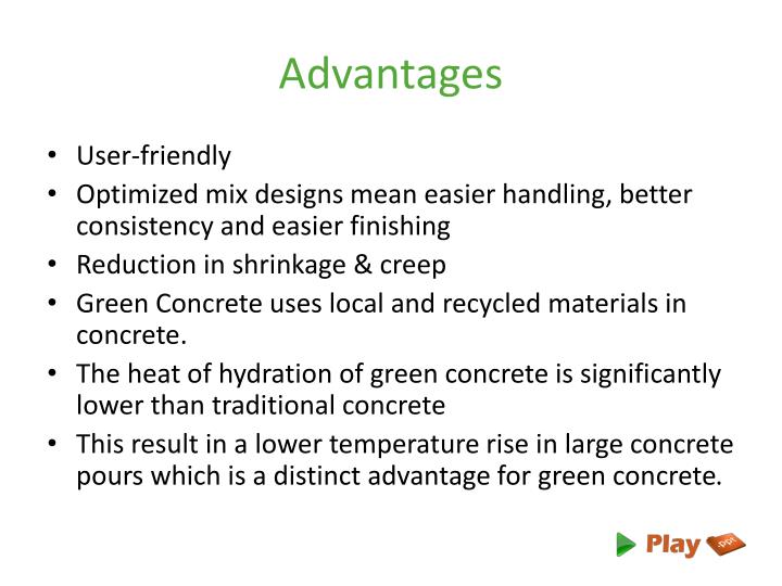 PPT - GREEN CONCRETE PowerPoint Presentation - ID:2397146