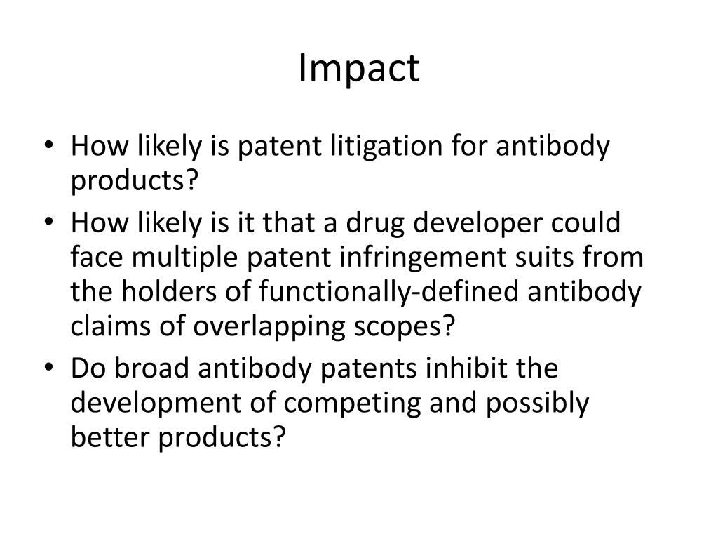 PPT - Patenting Antibodies and Antibody Patents PowerPoint Presentation ...