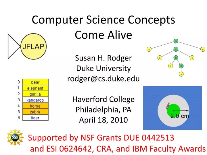 PPT - Computer Science Concepts Come Alive PowerPoint Presentation ...