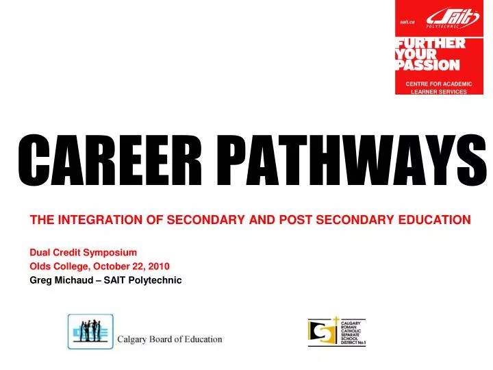 PPT - CAREER PATHWAYS PowerPoint Presentation, free download - ID:2397756