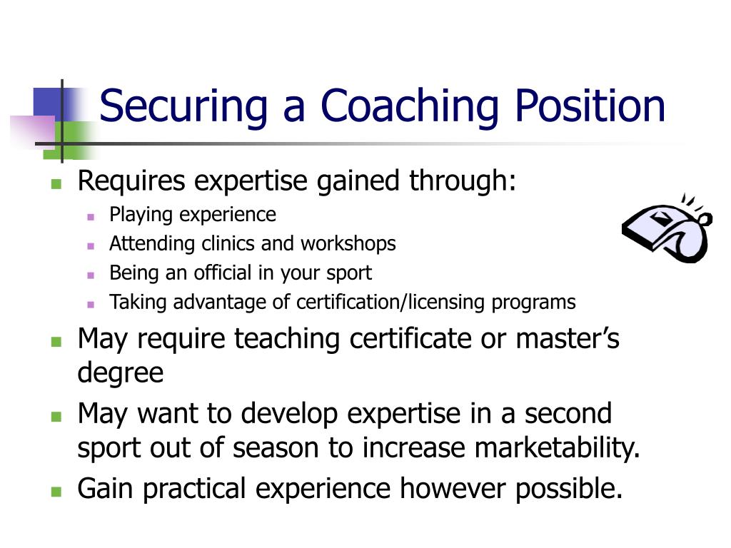PPT - Teaching and Coaching Careers in Physical Education and Sport ...