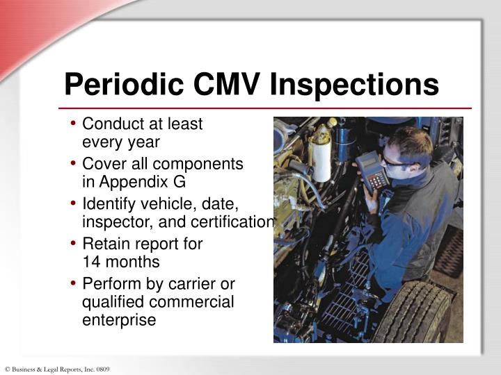 PPT - Commercial Motor Vehicle Inspections PowerPoint Presentation - ID ...