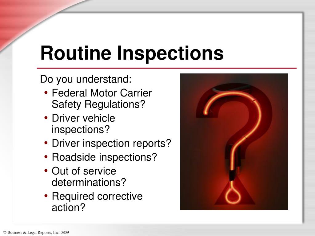 PPT - Commercial Motor Vehicle Inspections PowerPoint Presentation ...