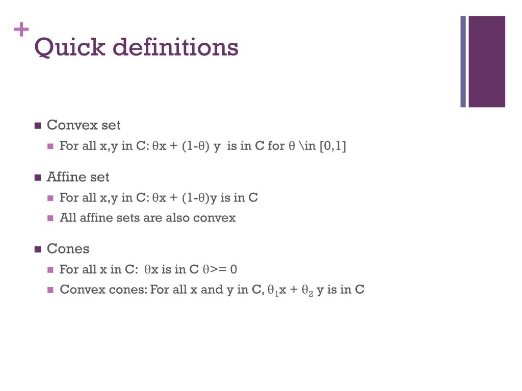 Ppt Convex Functions Convex Sets And Quadratic Programs Powerpoint Presentation Id2398263