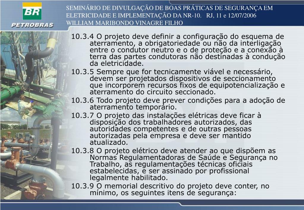 PPT - WILLIAM MARIBONDO VINAGRE FILHO ENGENHEIRO DE EQUIPAMENTOS PLENO ...