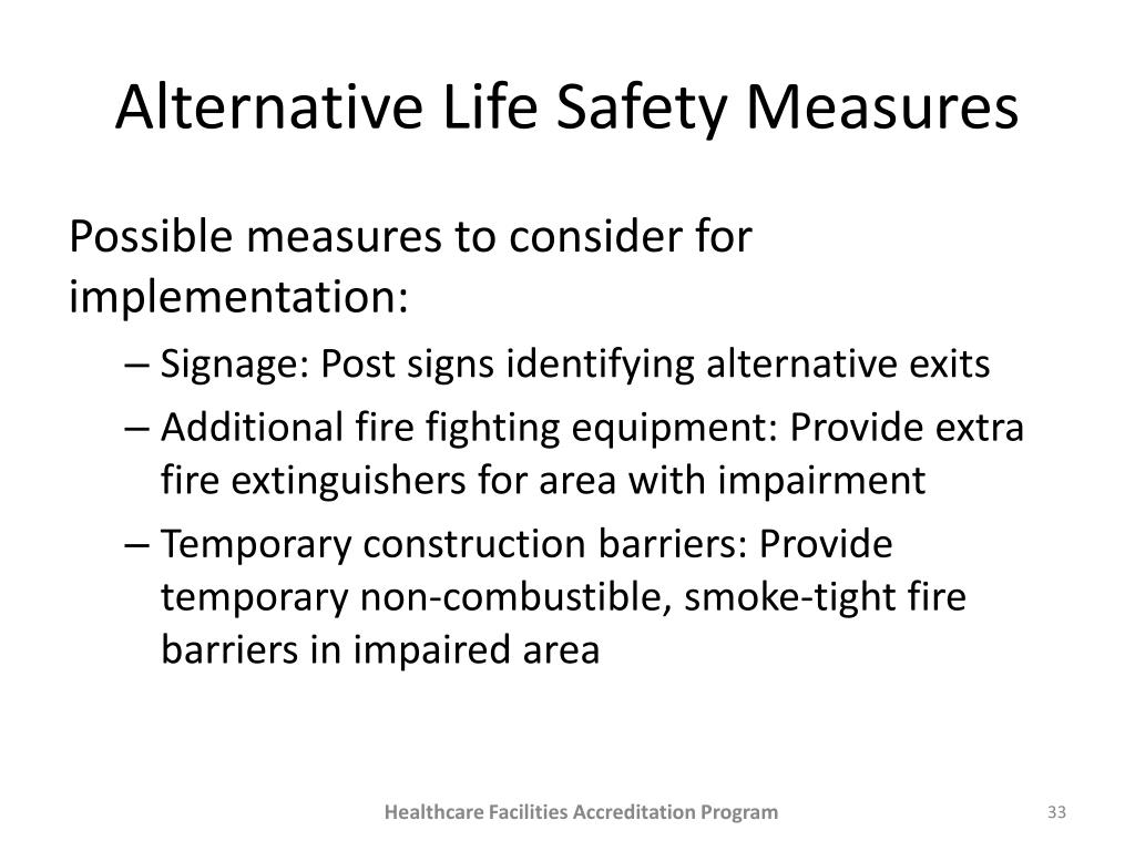 PPT - The Top Life Safety Code Findings Cited by HFAP Surveyors in 2012 ...