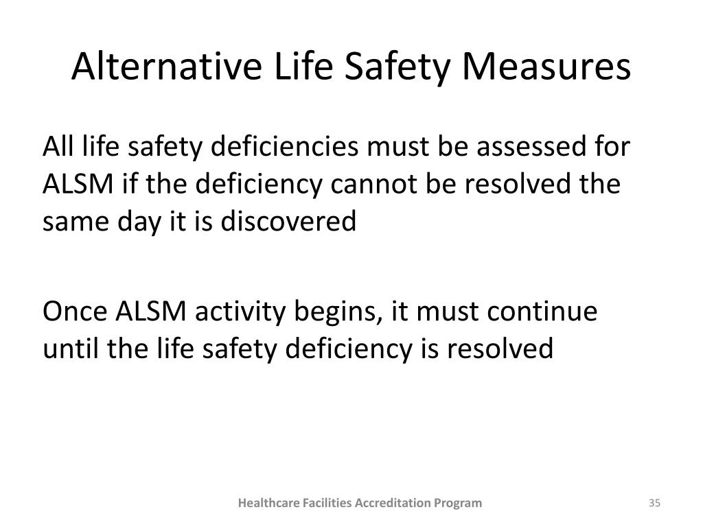 PPT - The Top Life Safety Code Findings Cited by HFAP Surveyors in 2012 ...