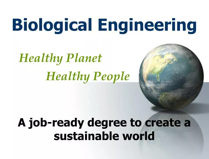 PPT - Biological Engineering PowerPoint Presentation, free download ...