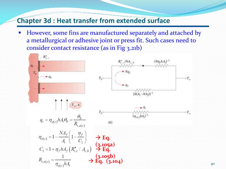 PPT - 1D, Steady State Heat Transfer with Heat Generation Fins and ...