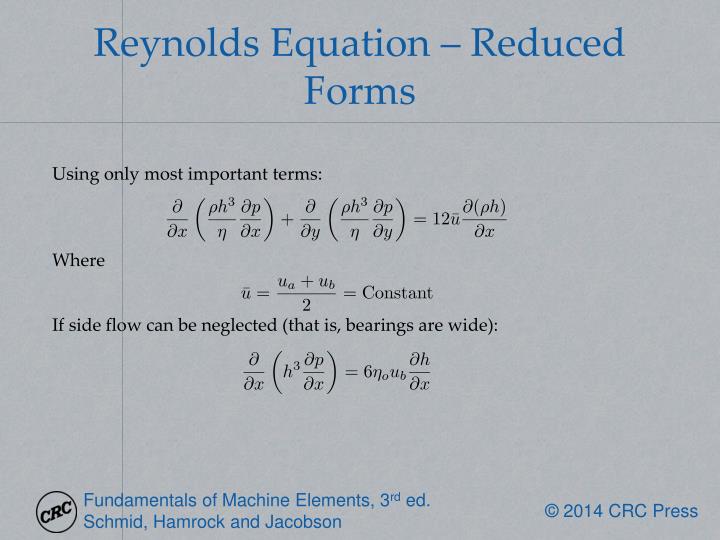 PPT - Chapter 12: Hydrodynamic and Hydrostatic Bearings PowerPoint ...