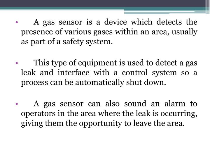 PPT - Gas Sensor and Transmitter PowerPoint Presentation - ID:2399352