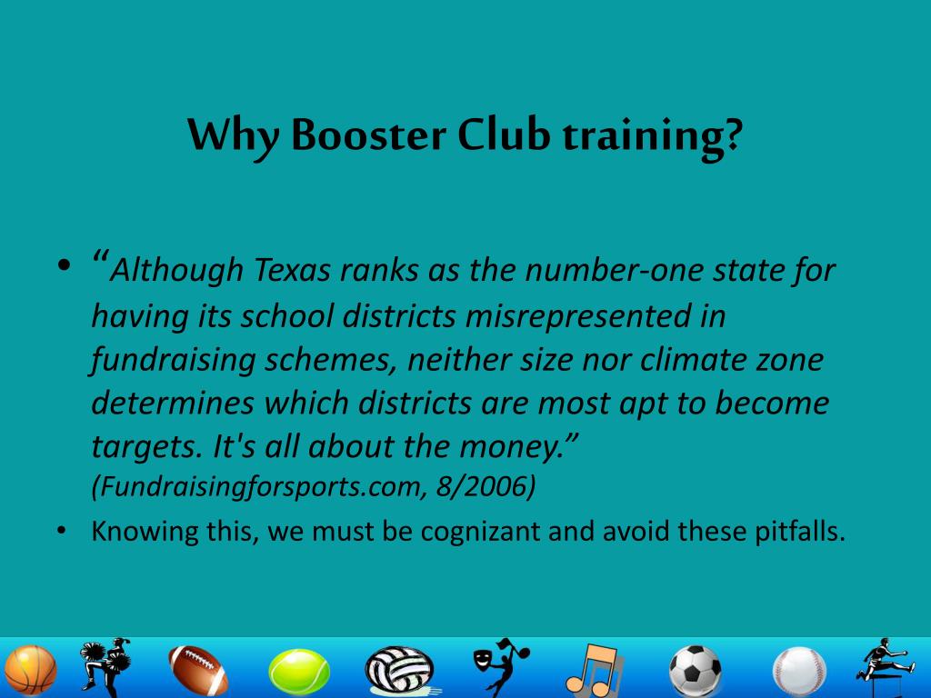 PPT - Thank you for attending Booster Club Training PowerPoint ...