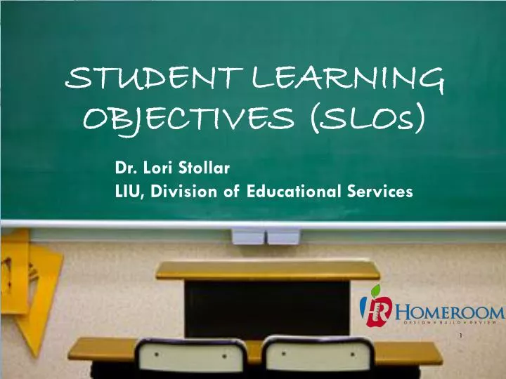PPT - Student Learning Objectives (SLO s ) PowerPoint Presentation ...